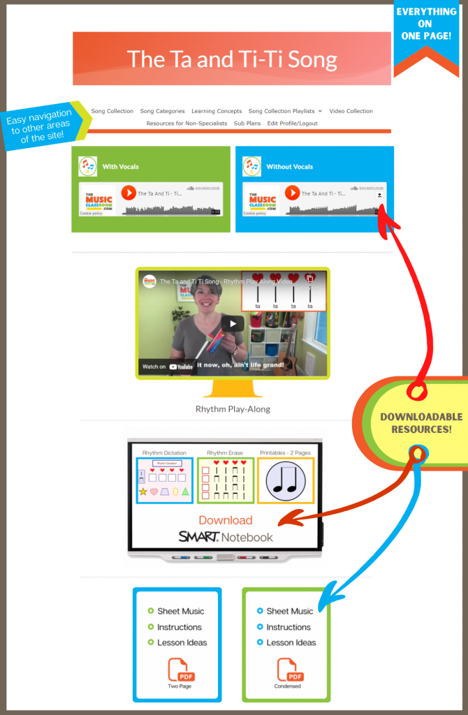 Song Package Preview - The Music Classroom